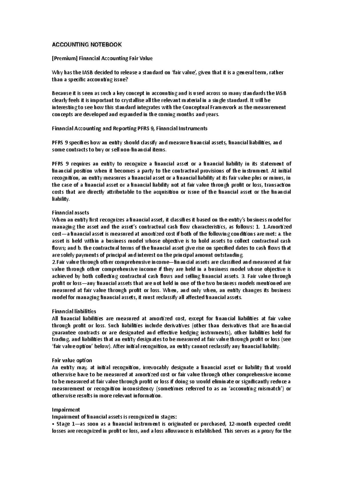 Accounting Notebook - ACCOUNTING NOTEBOOK [Premium] Financial ...