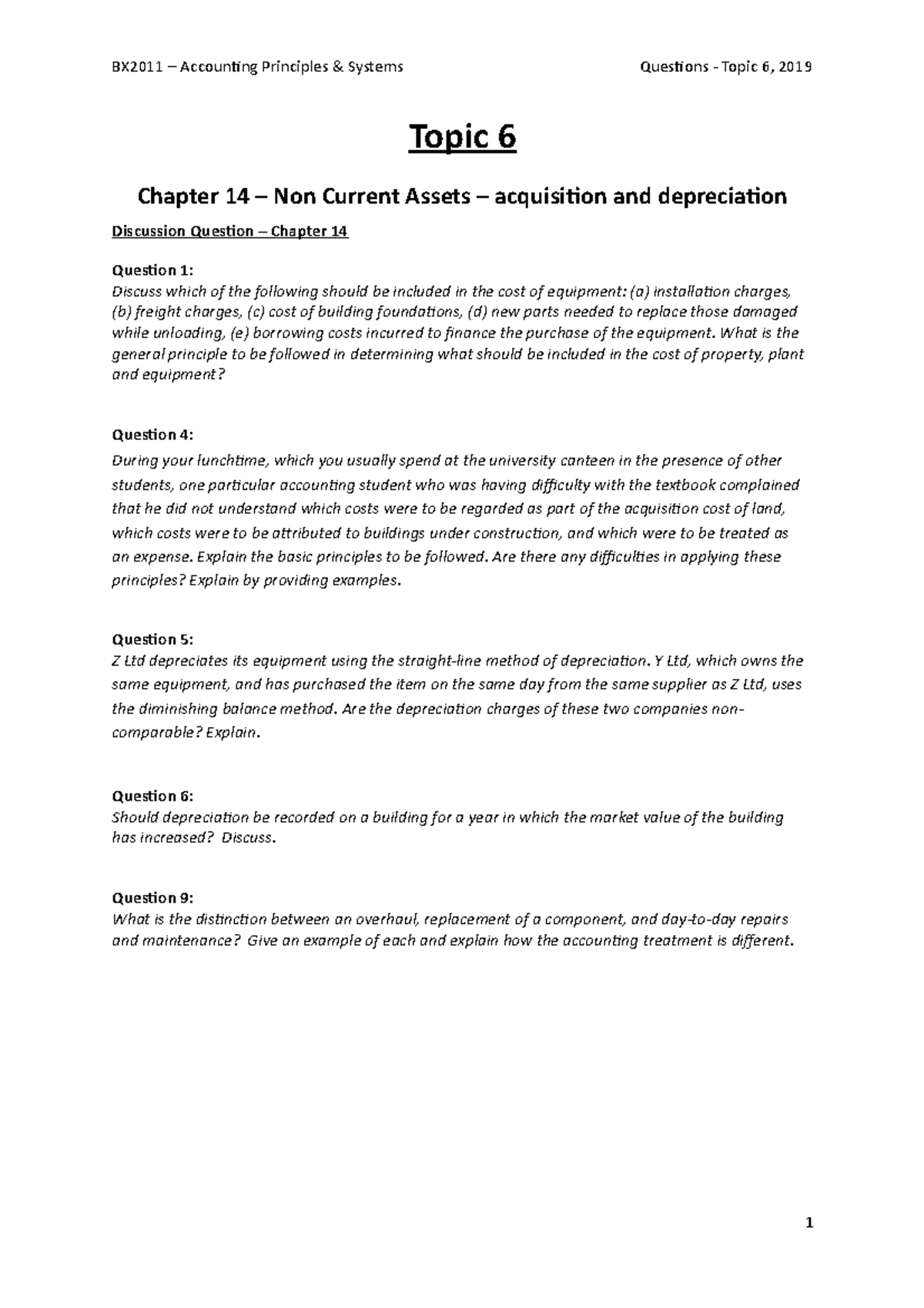 2011 Topic 6 Tutorial - BX2011 – Accouning Principles & Systems ...