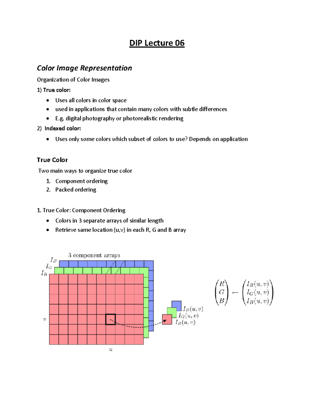 5. Color Image Representation And Pixel Relationship - DIP Lecture 06 ...