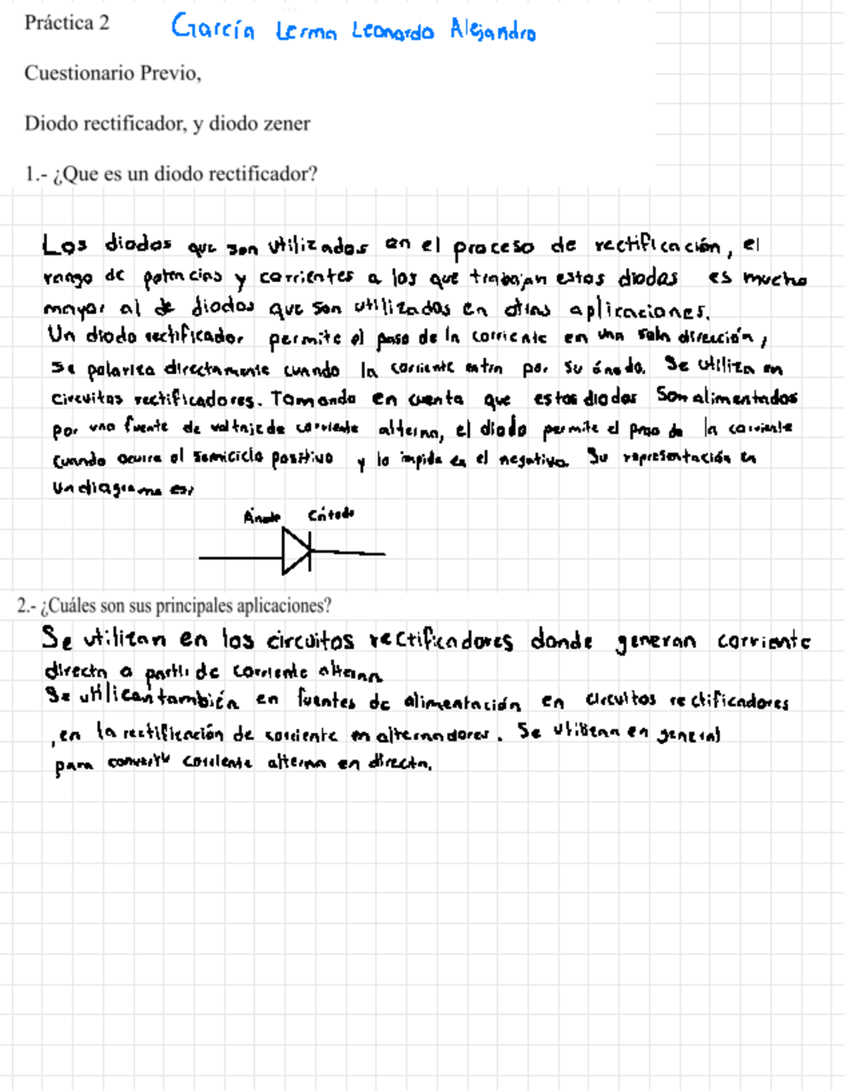 Previo 2 - Cerrín lermo Leonardo Alejandro Los diodos que son ...