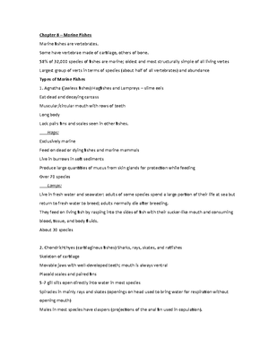 Chapter 7 marine Invertebrates - Chapter 7 – Marine Invertebrates 97% ...