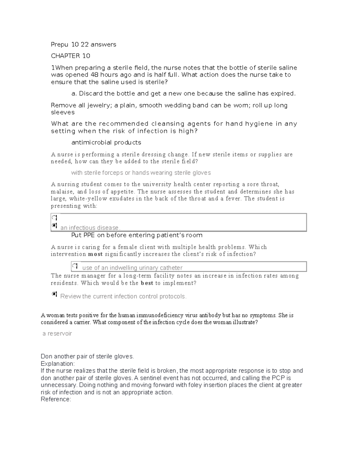 Prepu 10 22 answers - Prepu 10 22 answers CHAPTER 10 1When preparing a ...