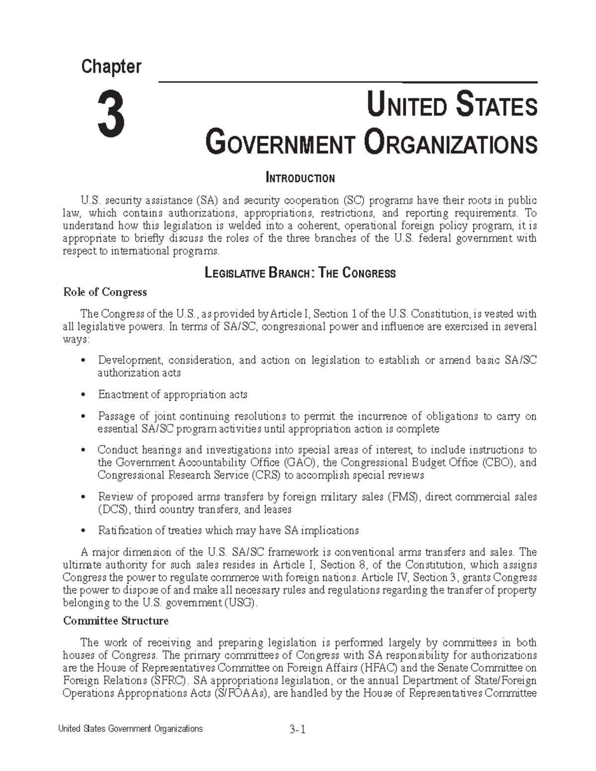 United States Government Organiz Ations ( PDFDrive ) - Chapter 3 United ...