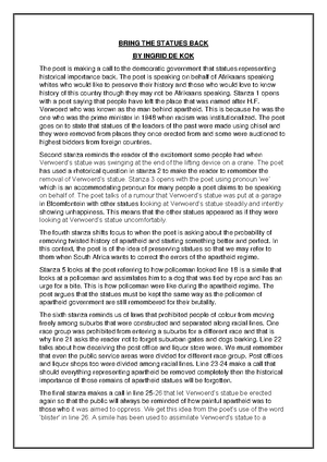 Da same da same mind map - Poem analysis - da same da same BACKGROUND ...