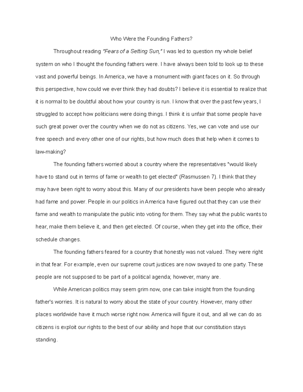 Who Were the Founding Fathers - Who Were the Founding Fathers ...