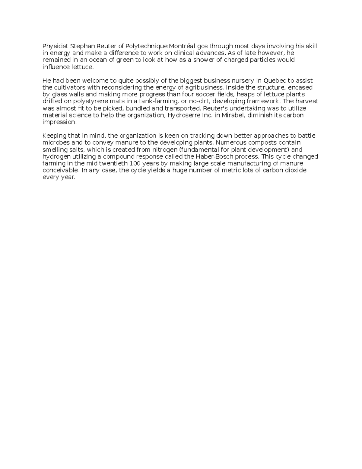 Doc18 - assignment - Physicist Stephan Reuter of Polytechnique Montréal ...