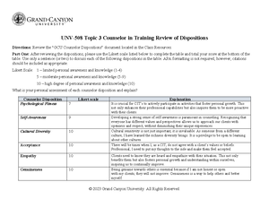 UNV-508 Reference LIST - 1 Reference List Assignment Deborah Kunduyi ...
