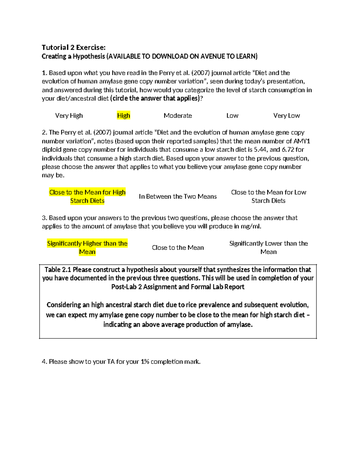 Tutorial 2 Exercise - Lecture Notes - Tutorial 2 Exercise: Creating a ... Tutorial 2 Exercise - Lecture Notes - Tutorial 2 Exercise: Creating a ...