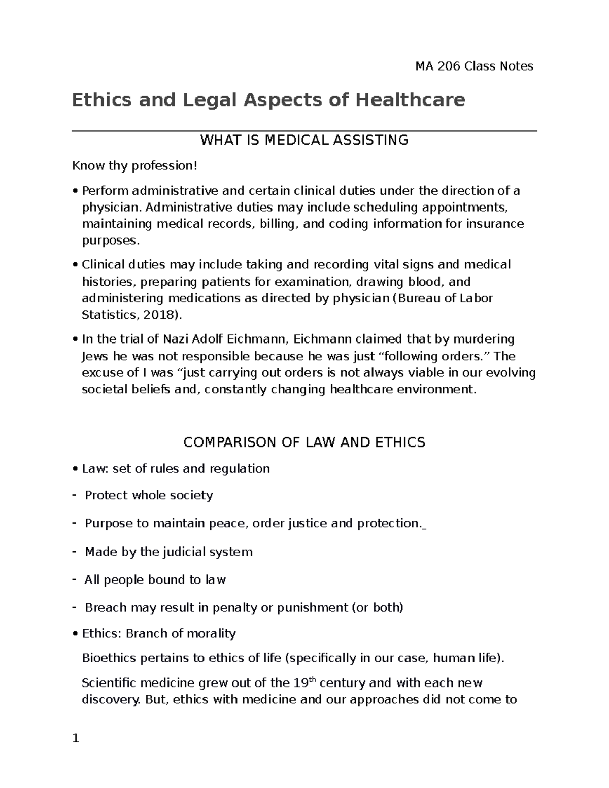 Ethics and legal aspects of the Medical Office for the Medical ...