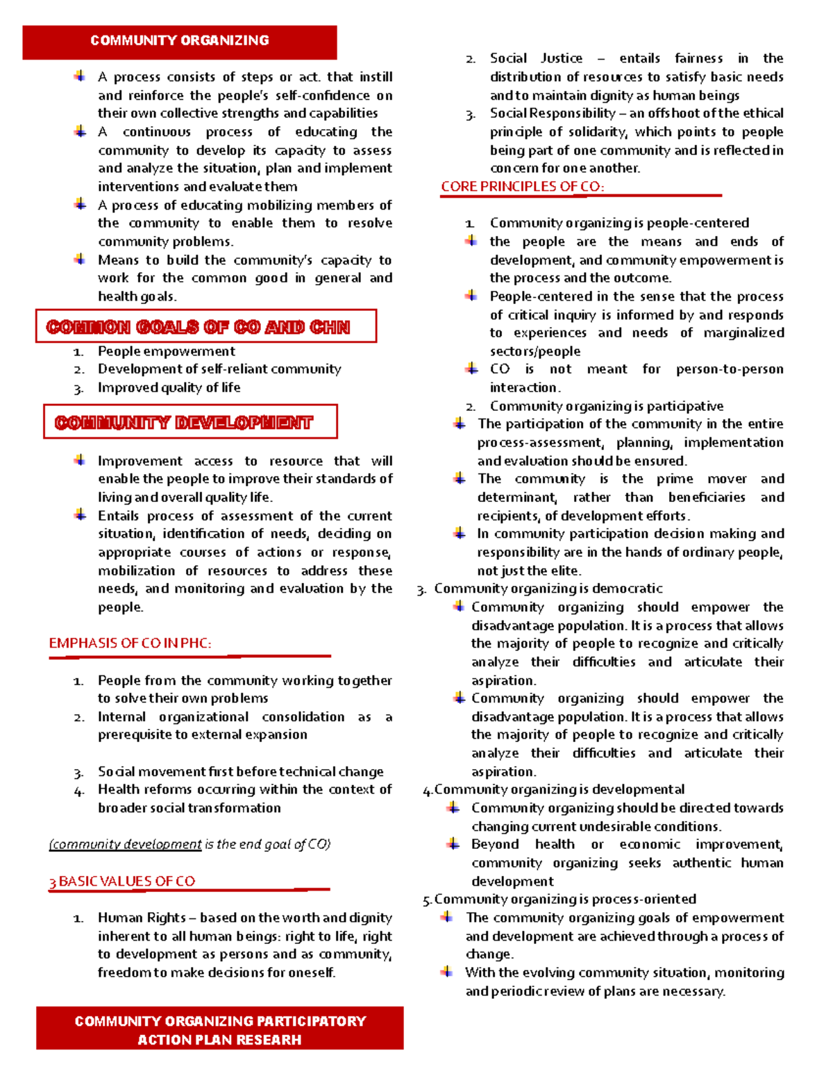 CHN 2 Midterms Reviewer - A process consists of steps or act. that ...