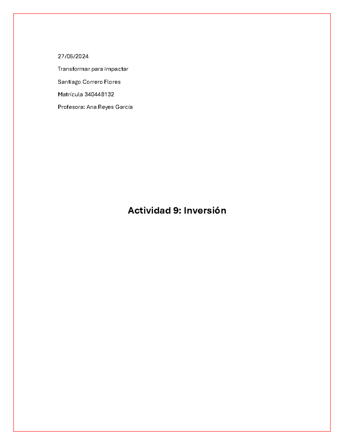 A9 TI SCF - Act 9 Transformar para Impactar - 27/06/ Transformar para ...