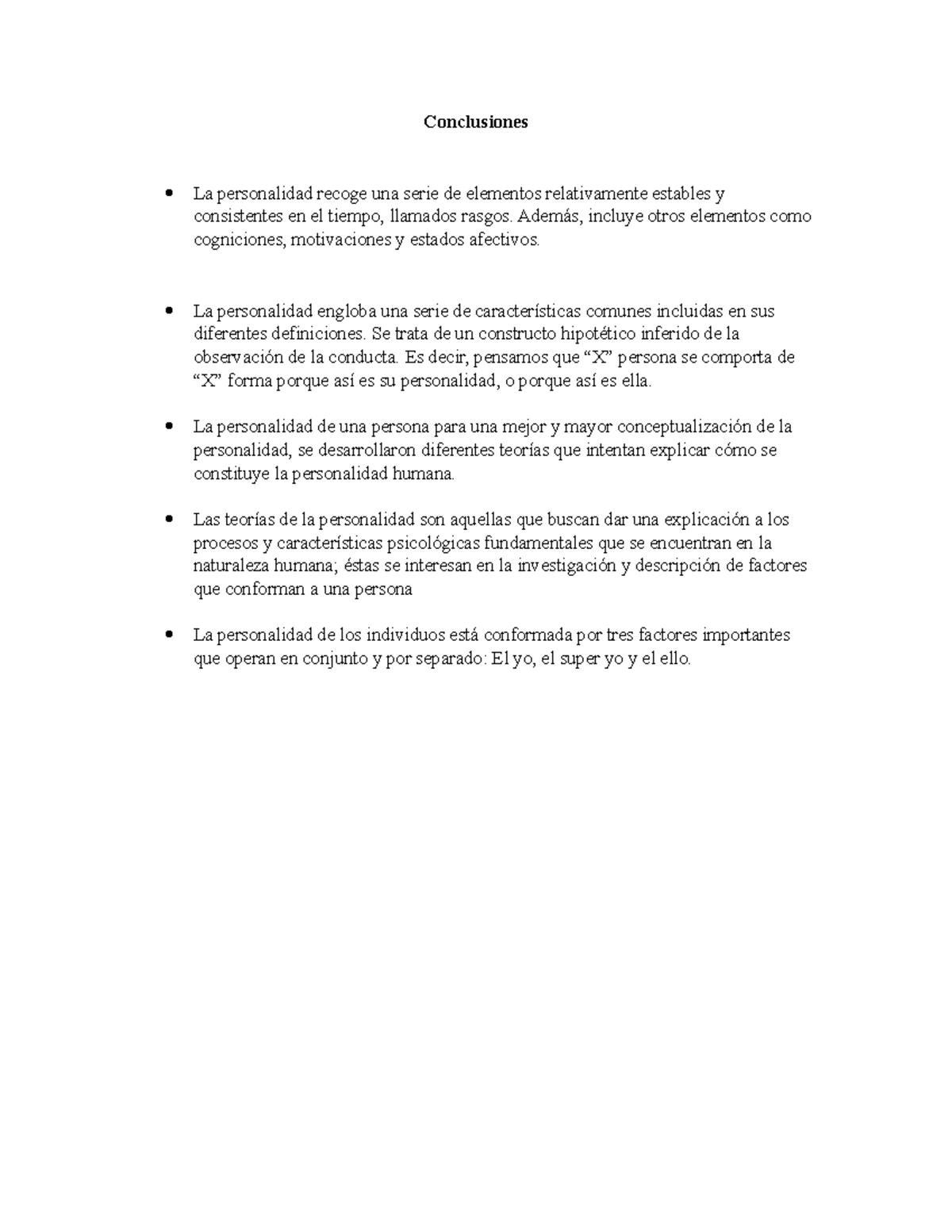 Conclusiones de los casos de materiales de reoaso - Conclusiones La ...