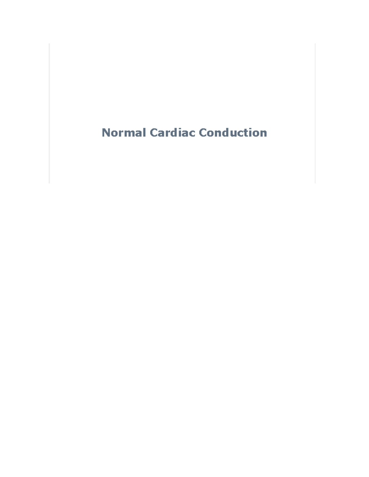 Rhythm Strips-2 - practicas - Normal Cardiac Conduction Electrical ...