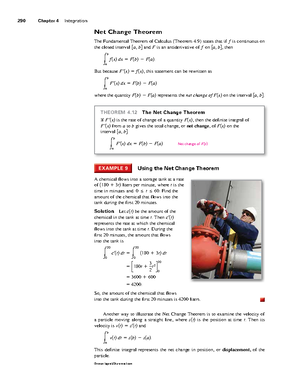 CALC 11 - CALC 11 NOTES - 306 Chapter 4 Integration Finding an ...