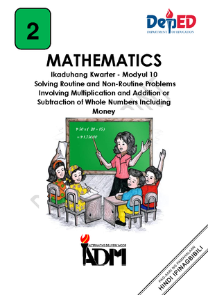 Math2 Q2 Mod1 Visualizing Representing Subtraction Withand Without Regrouping v5 - Mathematics ...