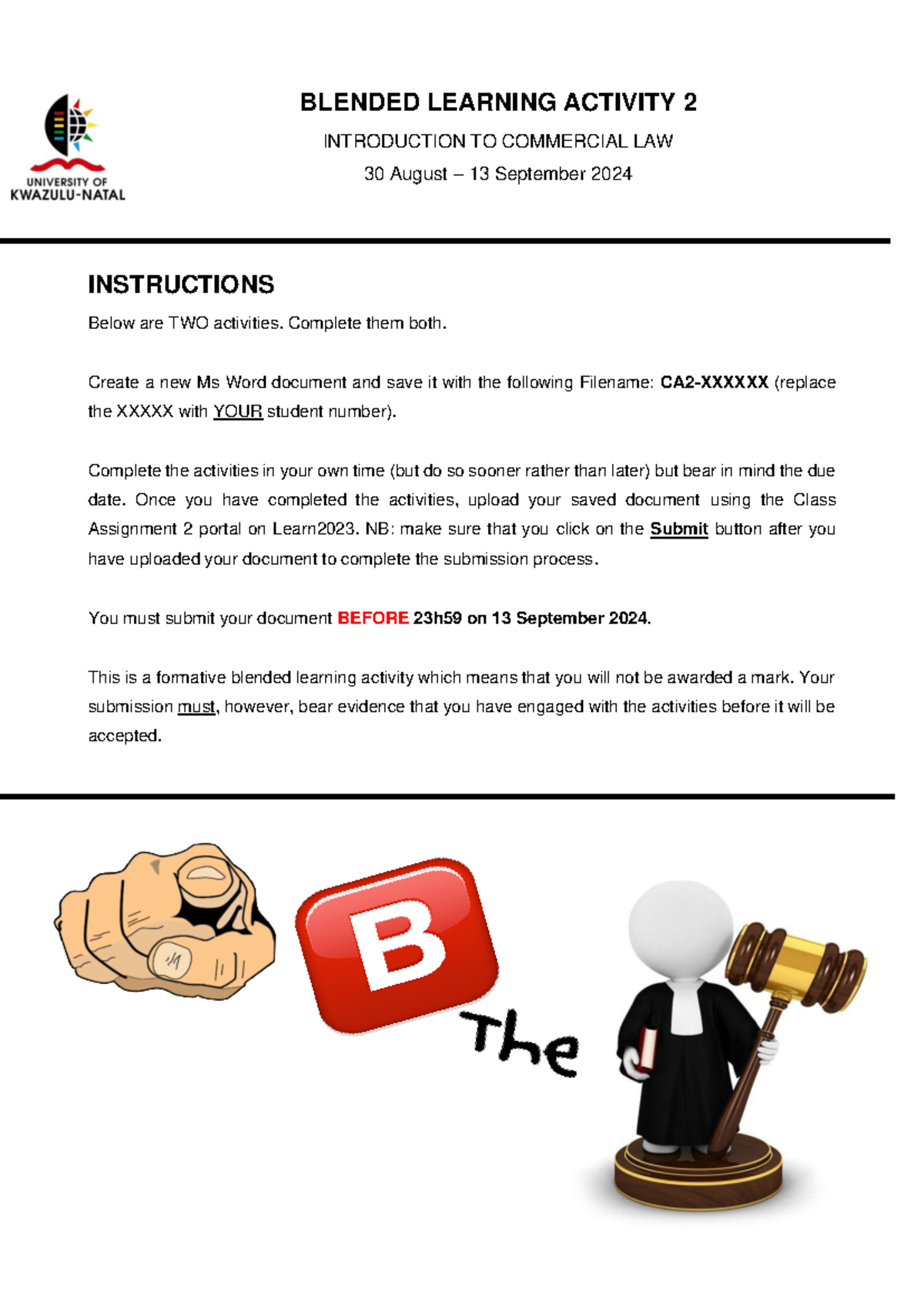 Blended Learning Activity 2 - 2024 - BLENDED LEARNING ACTIVITY 2 ...