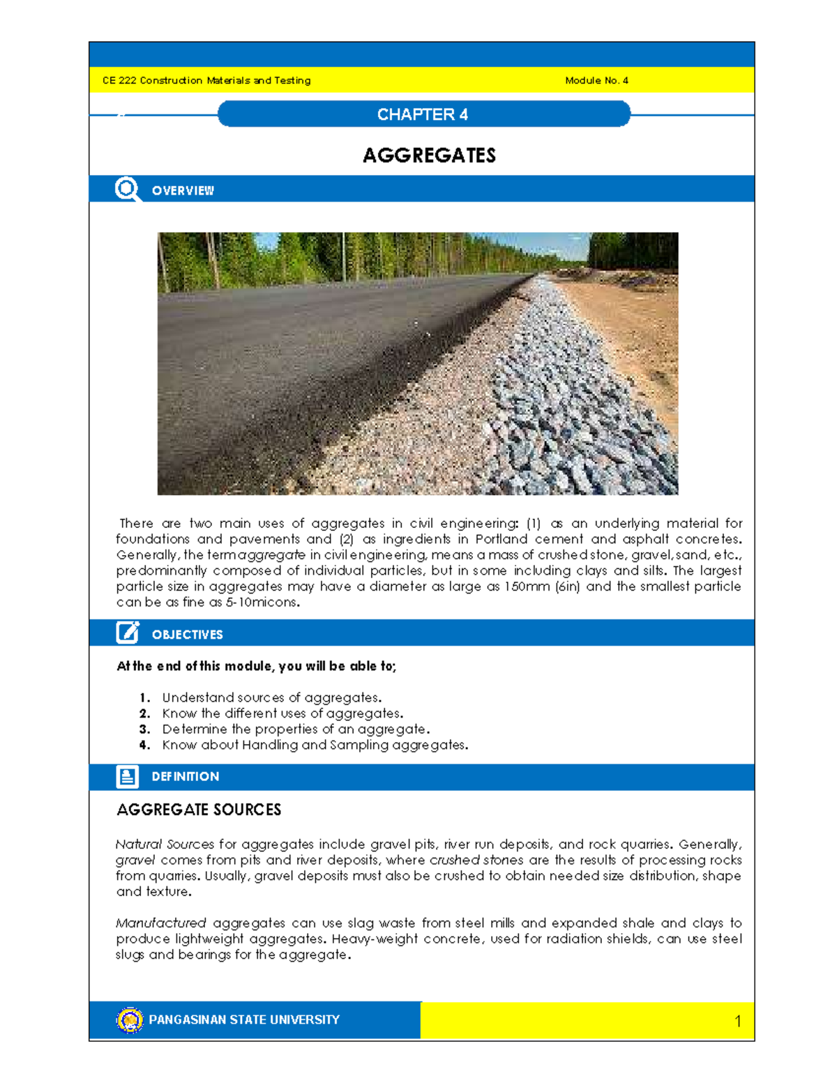 CMT - Module 4 ( Aggregates) - c CHAPTER 4 AGGREGATES OVERVIEW There ...