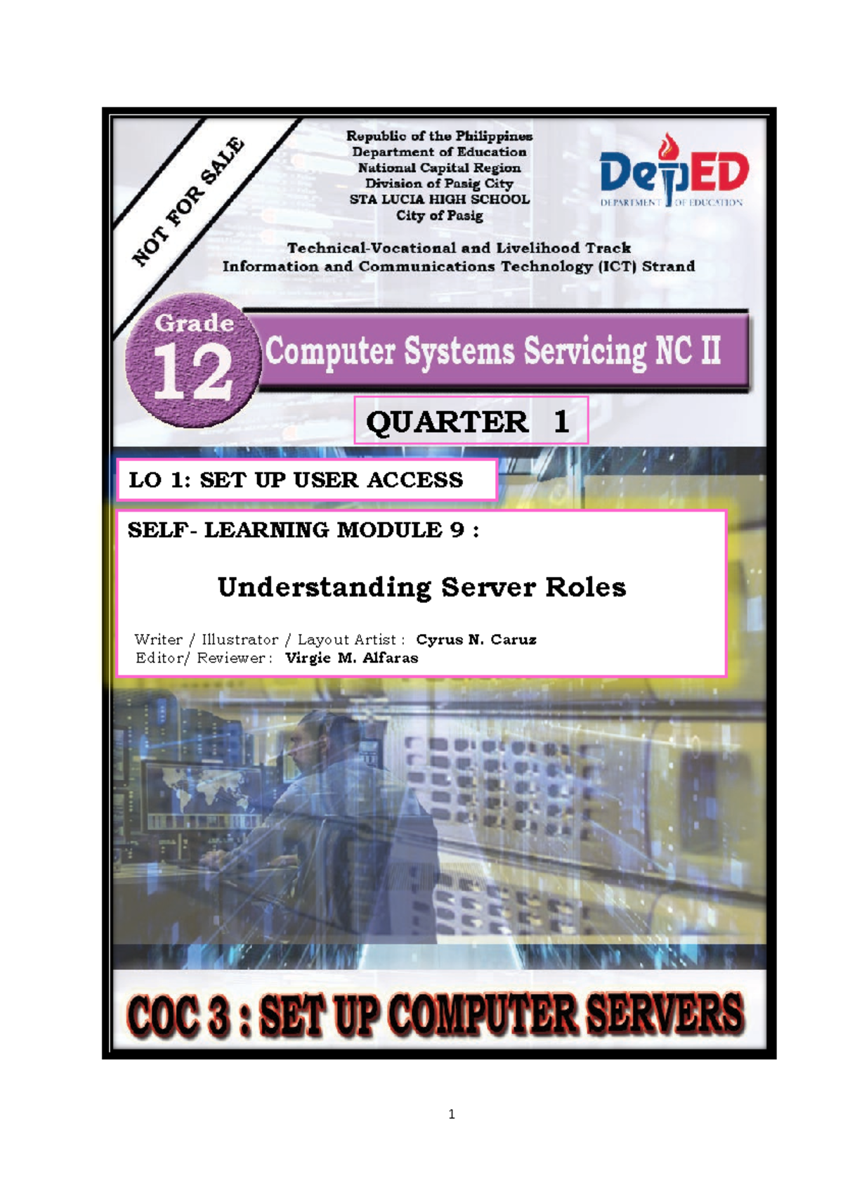 TVL CSS 12 Q1 M9 - Css for students - QUARTER 1 SELF- LEARNING MODULE 9 ...