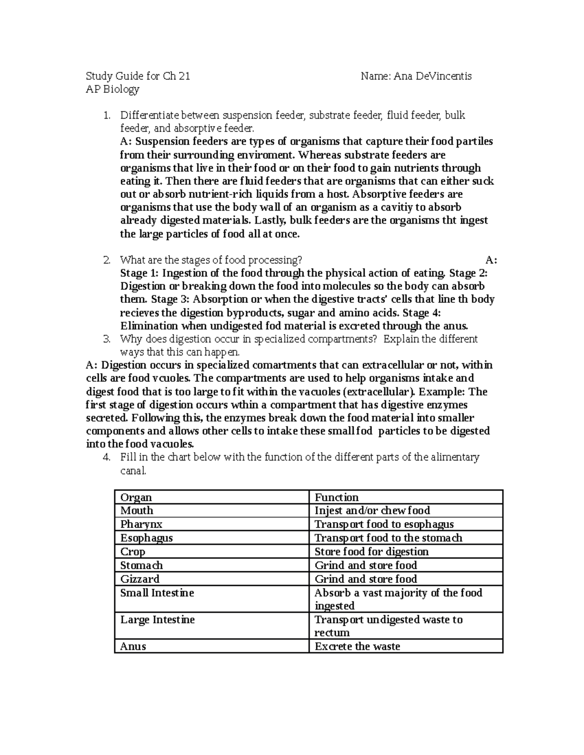 Chapt 21 guided note-taking (1)-1 - Study Guide for Ch 21 Name: Ana ...
