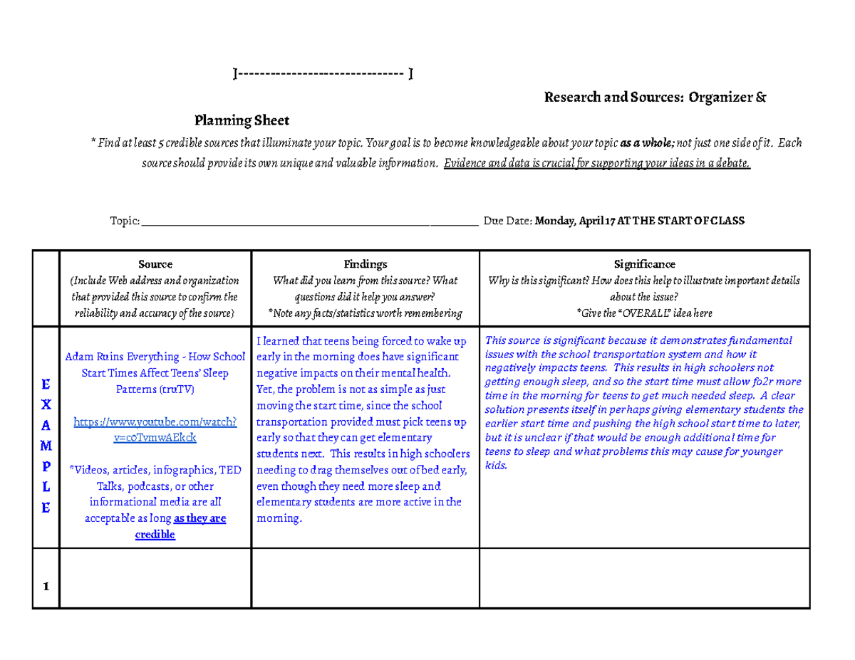 Copy of Colter Haywood - IB Debate Research Organizer - ]- ] Research ...