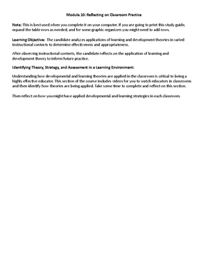 D094 d307 m7 study guide - Module 7: Introduction to Learning Theory ...