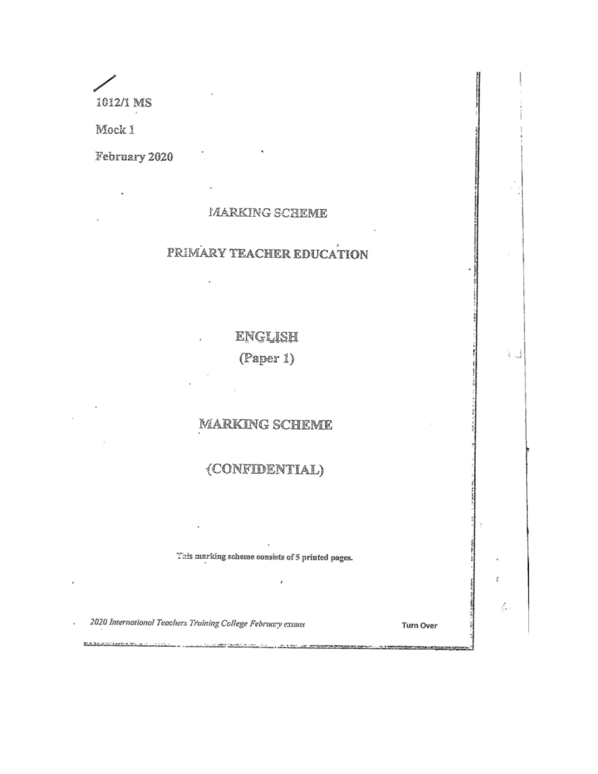 English P1 MS - all the best - Physical Therapy - Studocu