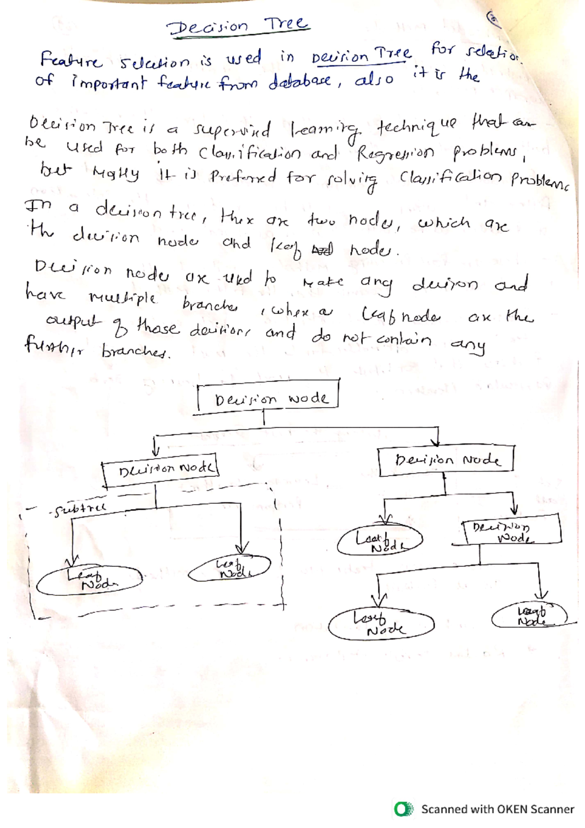 Decision Tree - Computer Engineering - Studocu