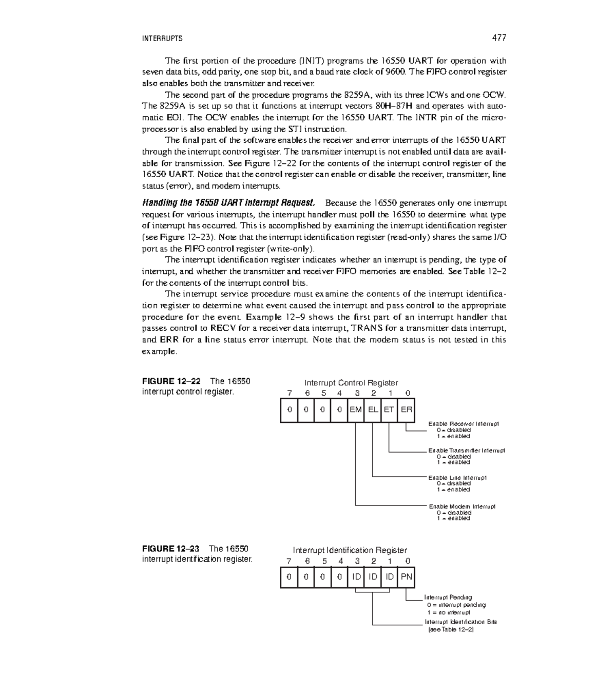 The Intel Microprocessors 8th Ed Barry B Brey 34 Interrupts 477