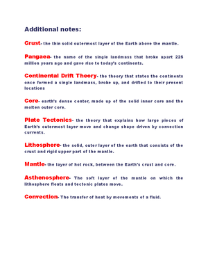 Reviewer Grade 11 Earth Science Quarter 2 - Earth Science: Quarter 2 ...