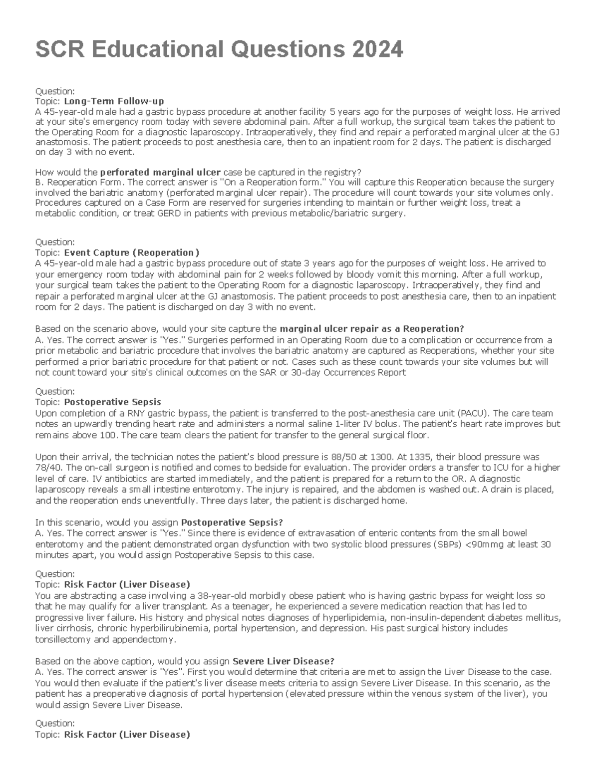 Educational Questions 2024 - SCR Educational Questions 2024 Question ...