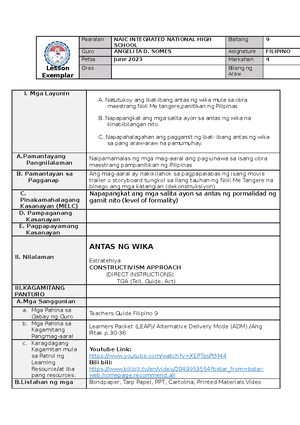 UCSP11 ADM Q1-5 M5 2020 v10 - Understanding Culture, Society and ...