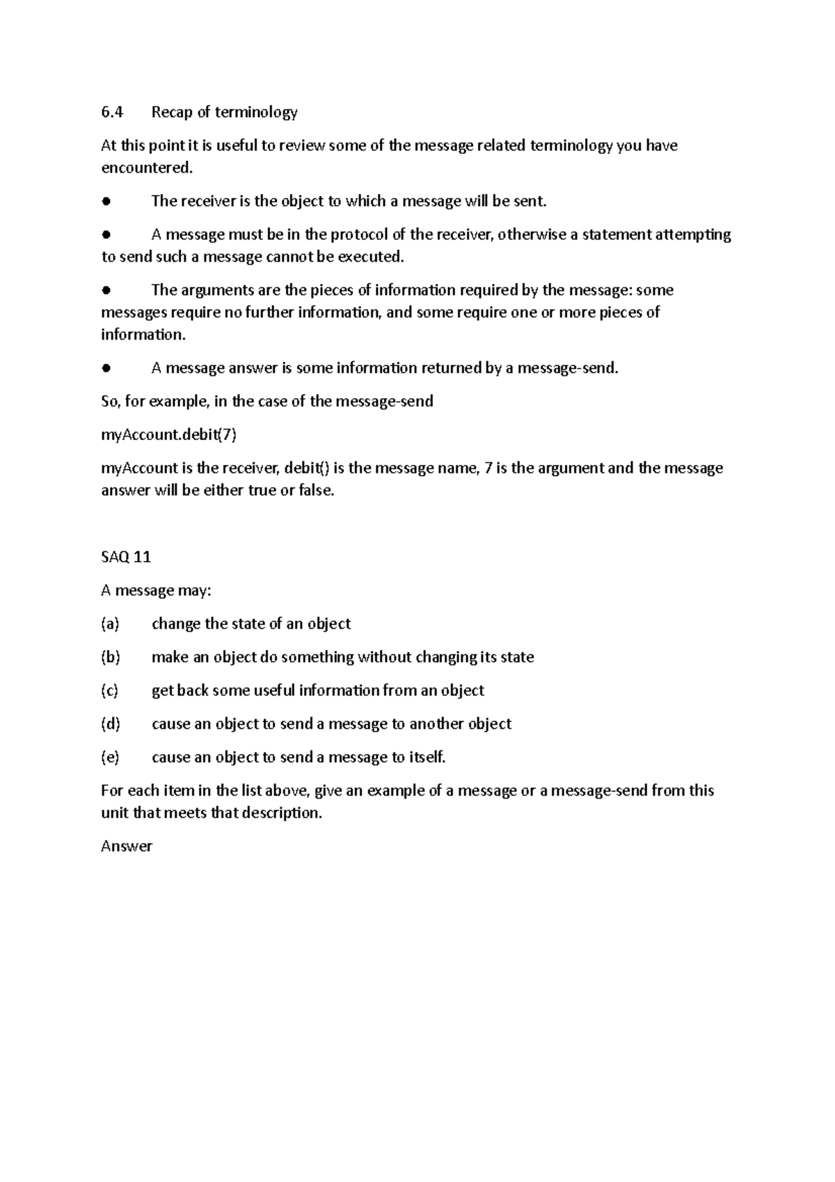 Unit 2 - 6 - in depth notes from each of the units of the M250 module ...