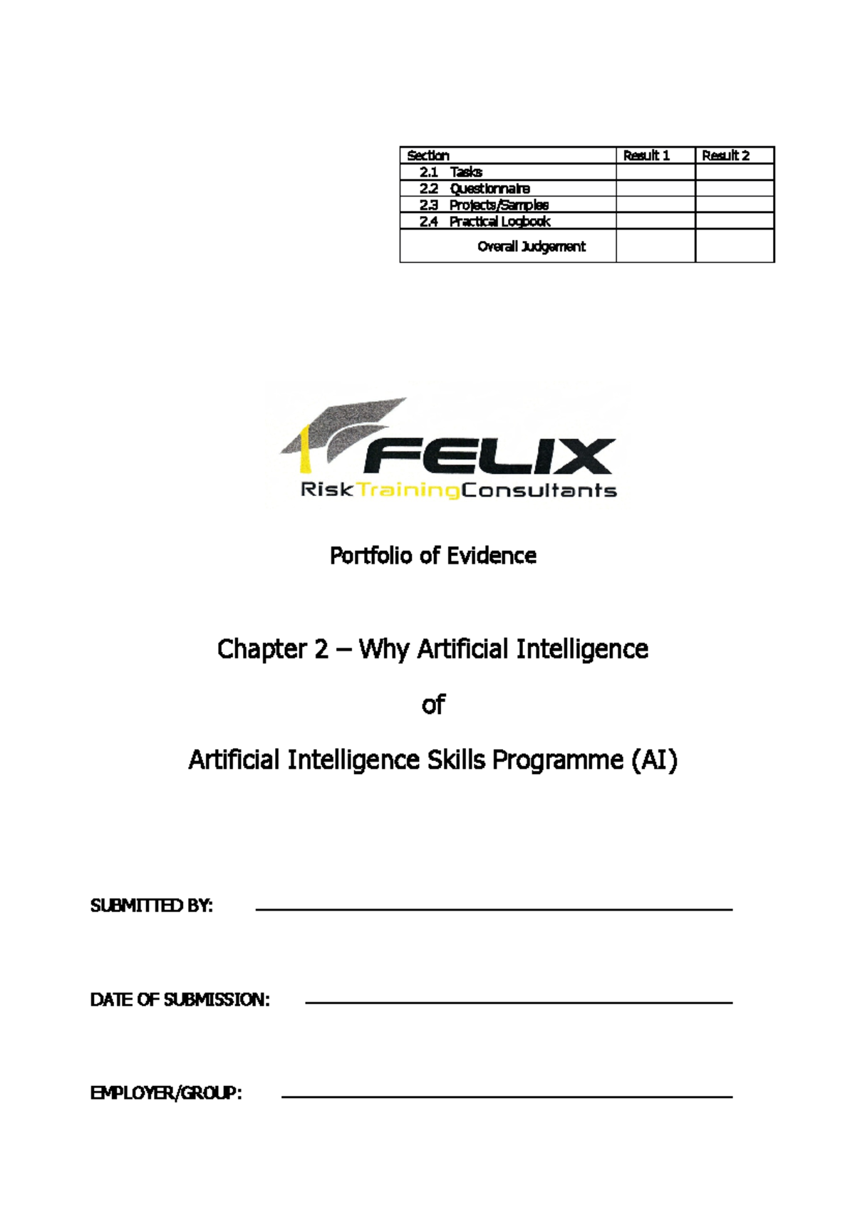 64f6e65d326bb004390819 - Section Result 1 Result 2 2. 1 Tasks 2. 2 ...