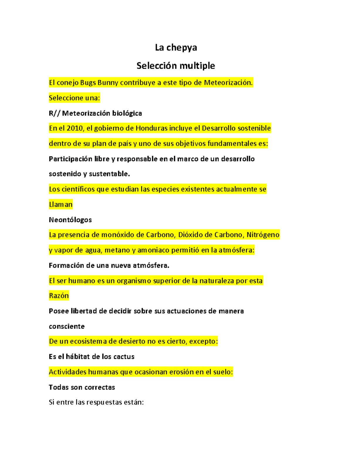 La chepya - para primer examen de ambiental - La chepya Selección ...