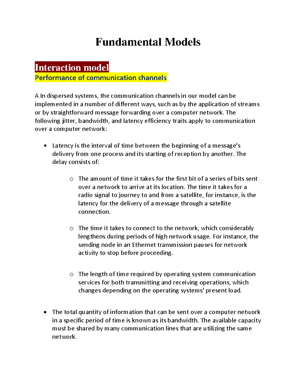 Fundamental Models - Interaction model 2 - Fundamental Models ...