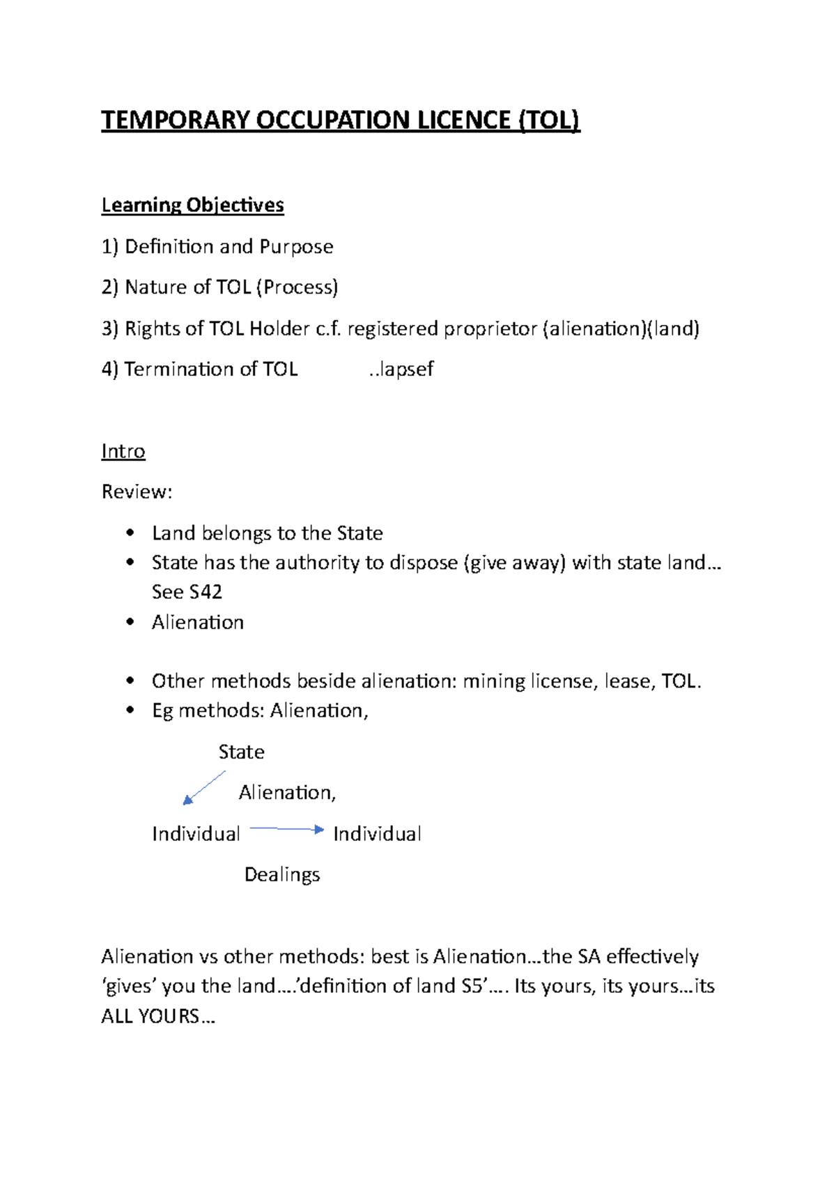 TEMP Occup License (TOL) - TEMPORARY OCCUPATION LICENCE (TOL) Learning ...