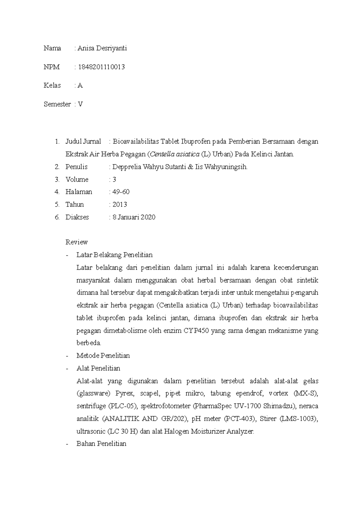 resume tentang avaibilitas - Nama : Anisa Desriyanti NPM ...