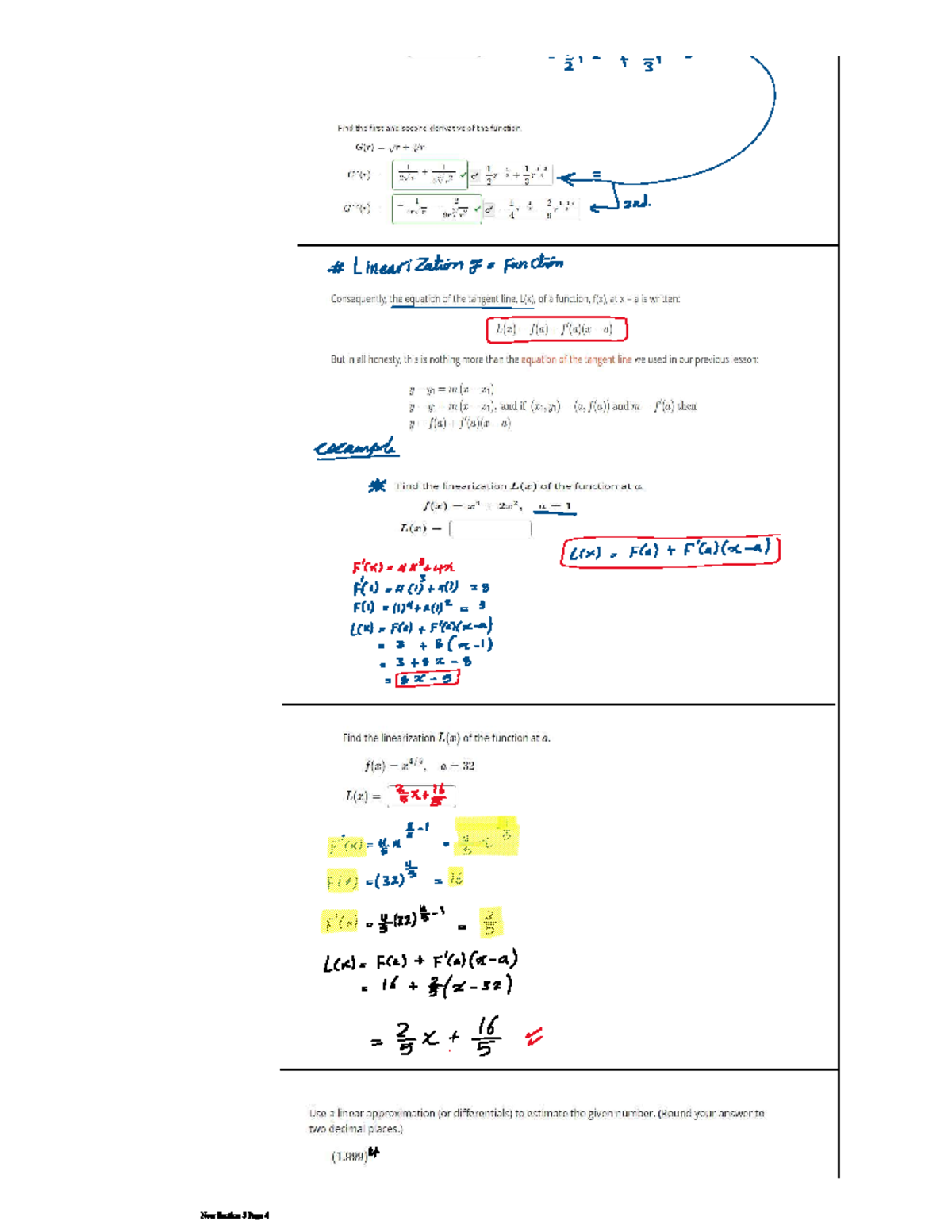 Calc q 2 - Homework question solutions - MATH 150 - Studocu