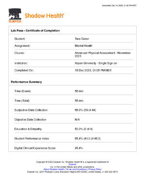 Owens krystal cough labpass - Generated Aug 16, 2022, 12:53 PM MDT Lab ...