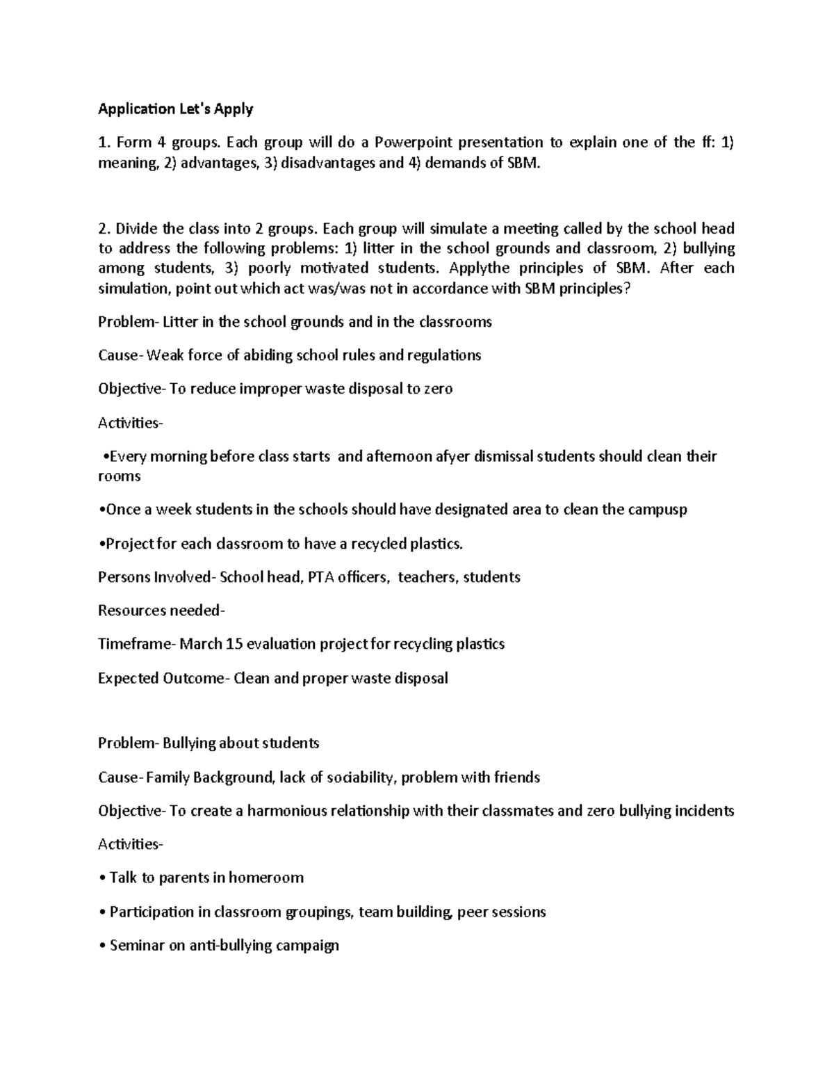 Toaz - Application Let's Apply - Application Let's Apply Form 4 groups ...