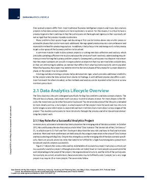 Data Science and Big Data Analytics Discovering, A - 26 DATA ANALYTICS LIFECYCLE Data science ...