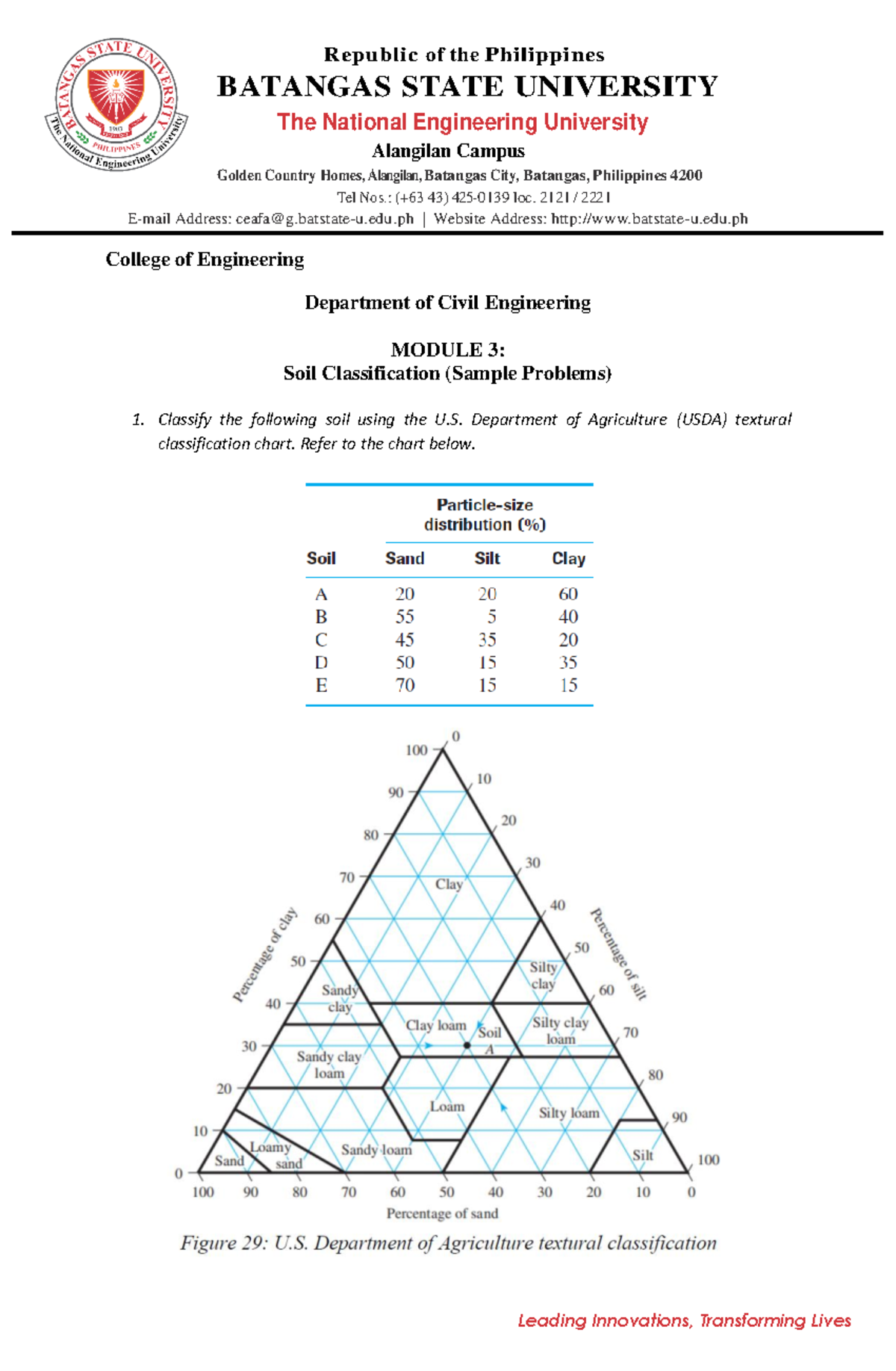 Module 3. Sample Problems - Republic of the Philippines BATANGAS STATE ...