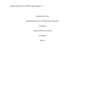 WGU C626 Task 3 Learning and Technology Capstone - Spencer Fullmer ...