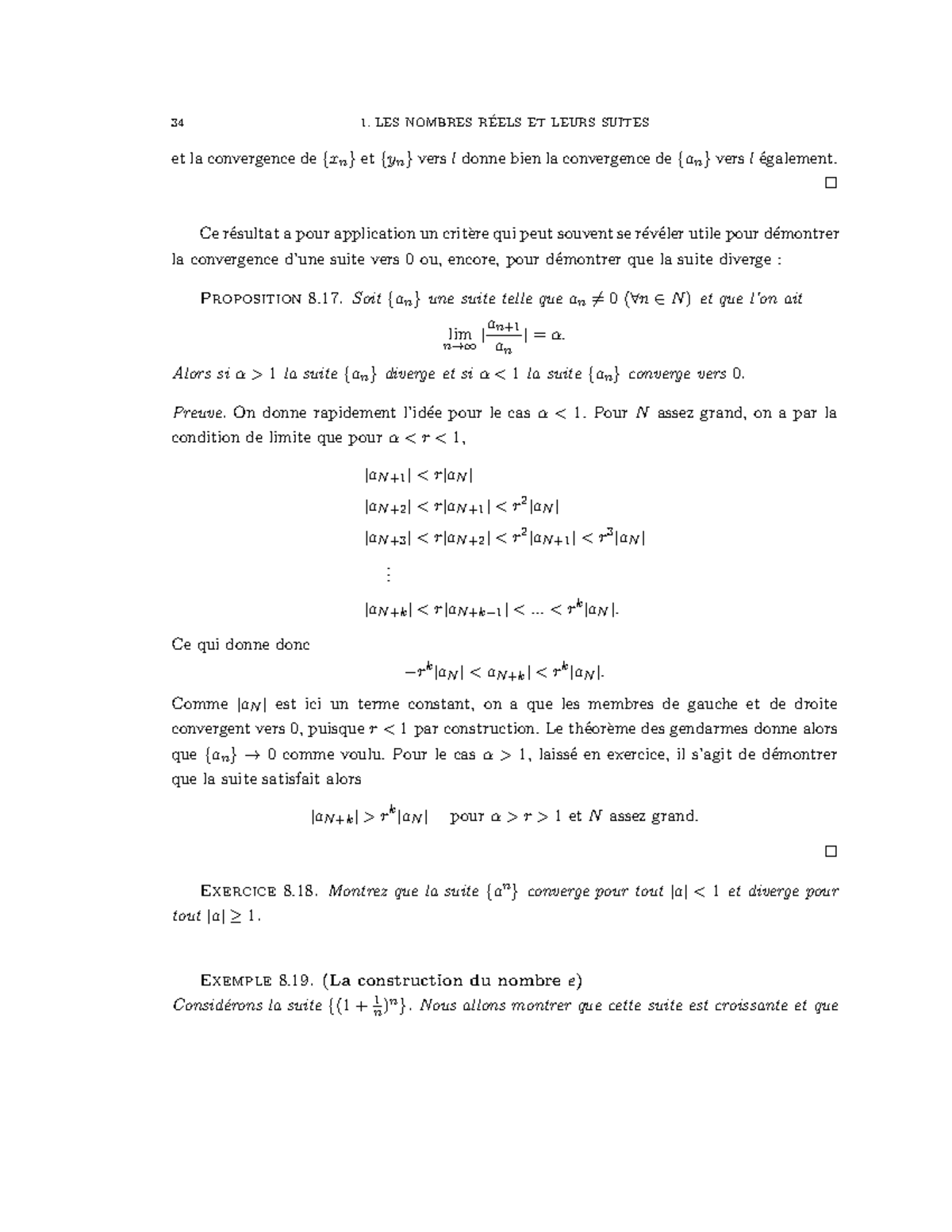 Cours Math Collin Analyse-12 - 34 1. LES NOMBRES R ́EELS ET LEURS ...
