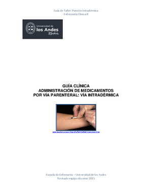 Guia de punción intramuscular - de taller: Intramuscular Equipo docente ...