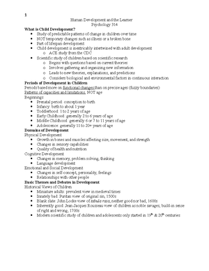 Psychology Chapter 7 - Developing Person Through Childhood and ...