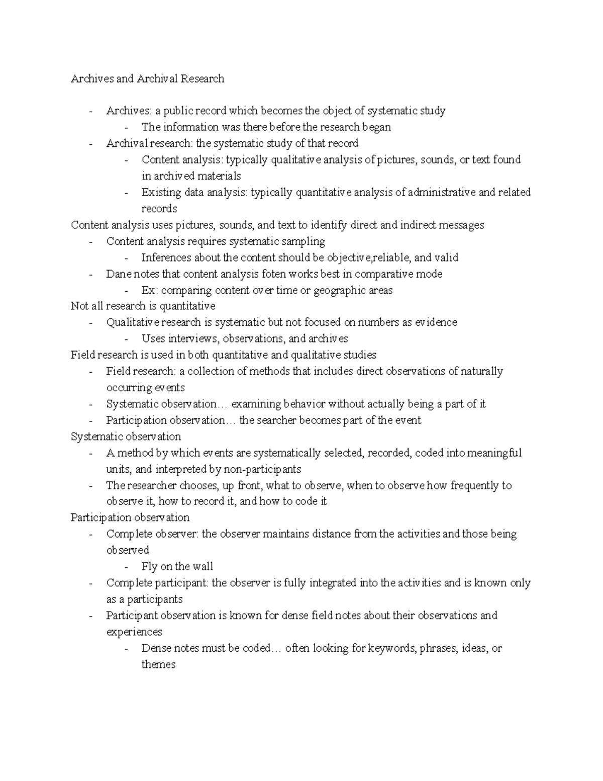 12 /2 class notes - Archives and Archival Research Archives: a public ...