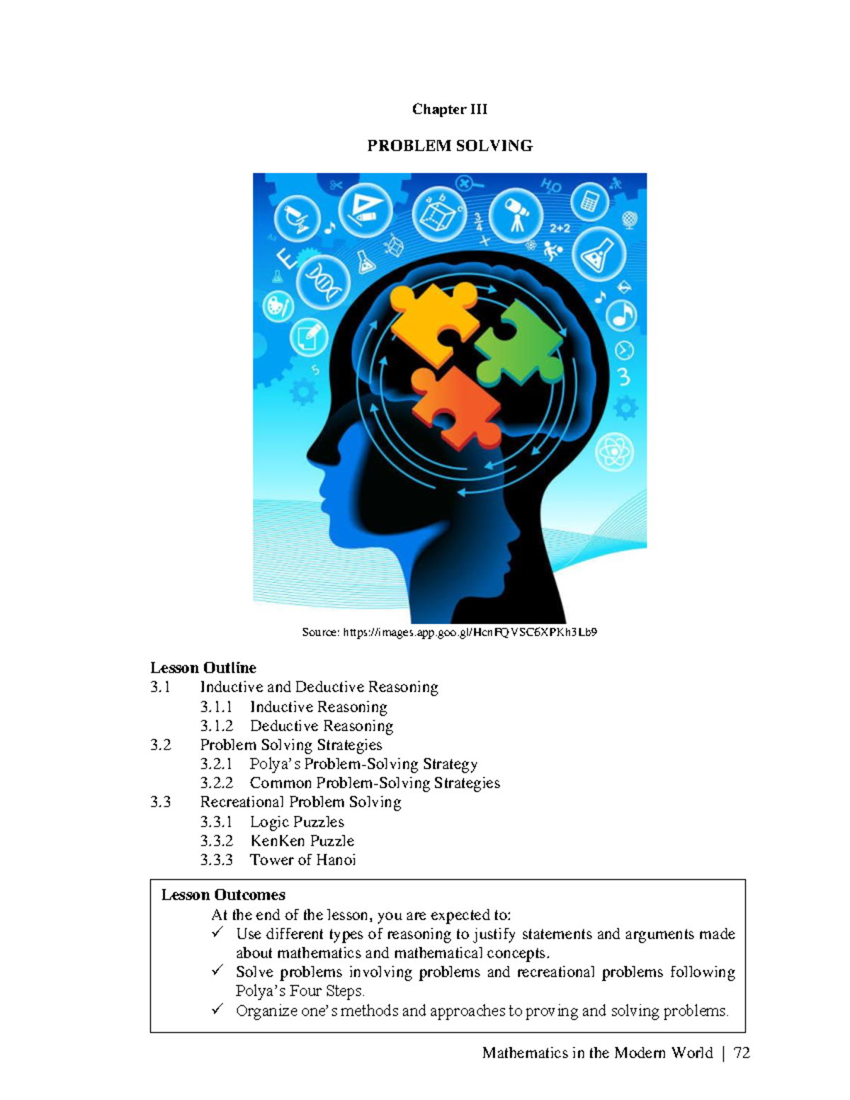chap 3 stud copy - Chapter III PROBLEM SOLVING Source: images.app.goo ...