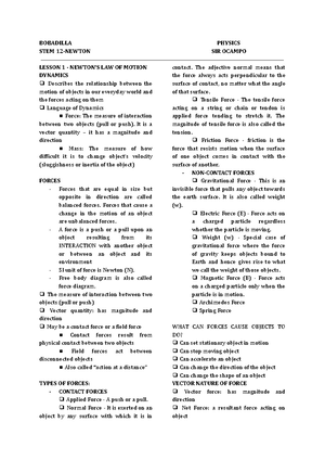 Physical Science Module 10 Edited - Physical Science Quarter 2 – Module ...