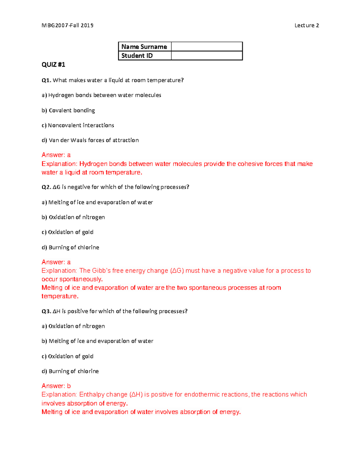 Quiz 1 And Answers Warning Tt Undefined Function 32 Warning Tt Undefined Function 32